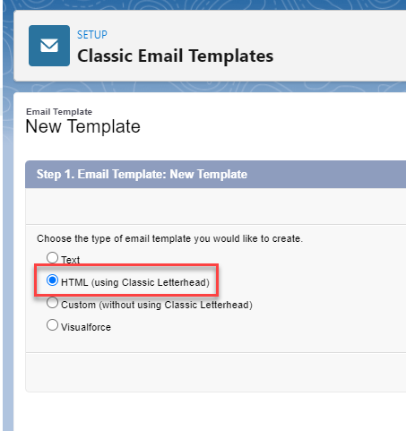How to create an email template