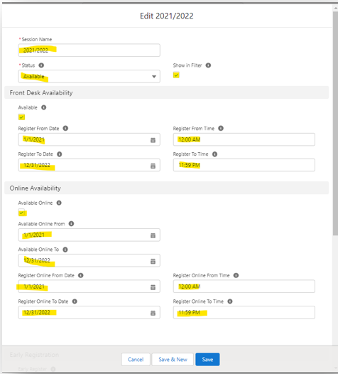 How to build a registered program: Part I – Session, Program Category ...