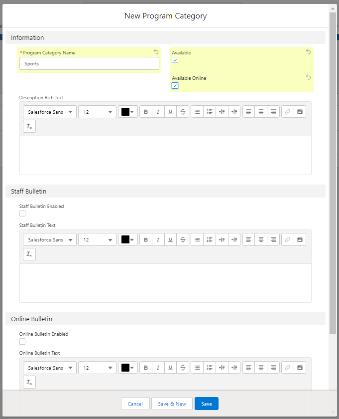 How to build a registered program: Part I – Session, Program Category ...