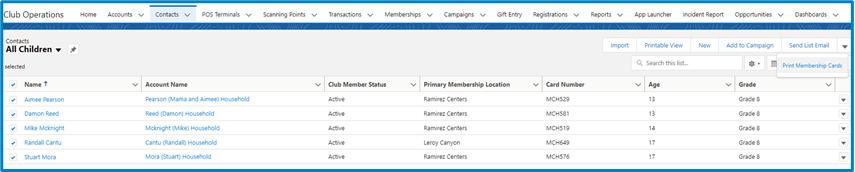 Memberships QRG - BGC Staff Member: Bulk Printing Membership Cards