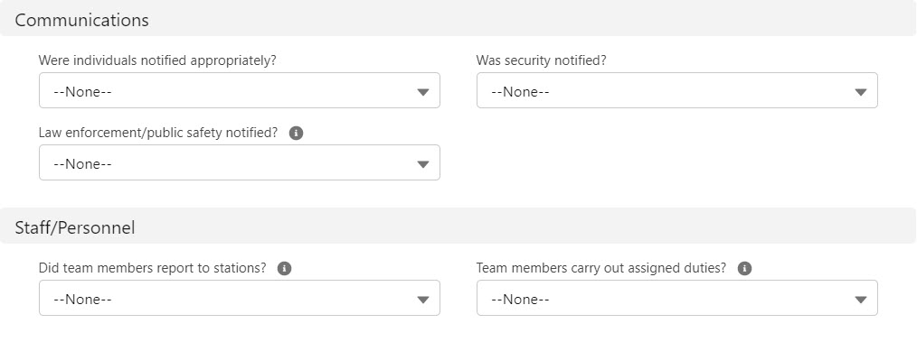 Overview of Log - Forms