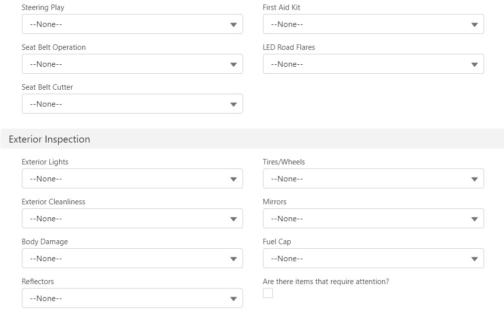 Overview of Log - Forms
