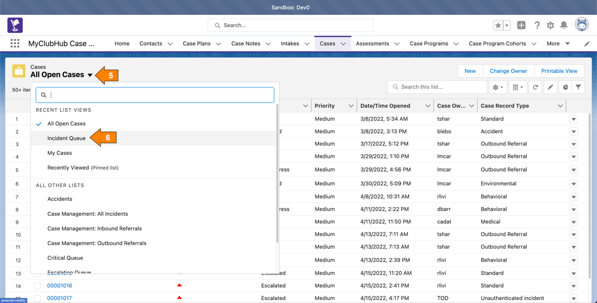 How to Edit an Incident from the Case Queue
