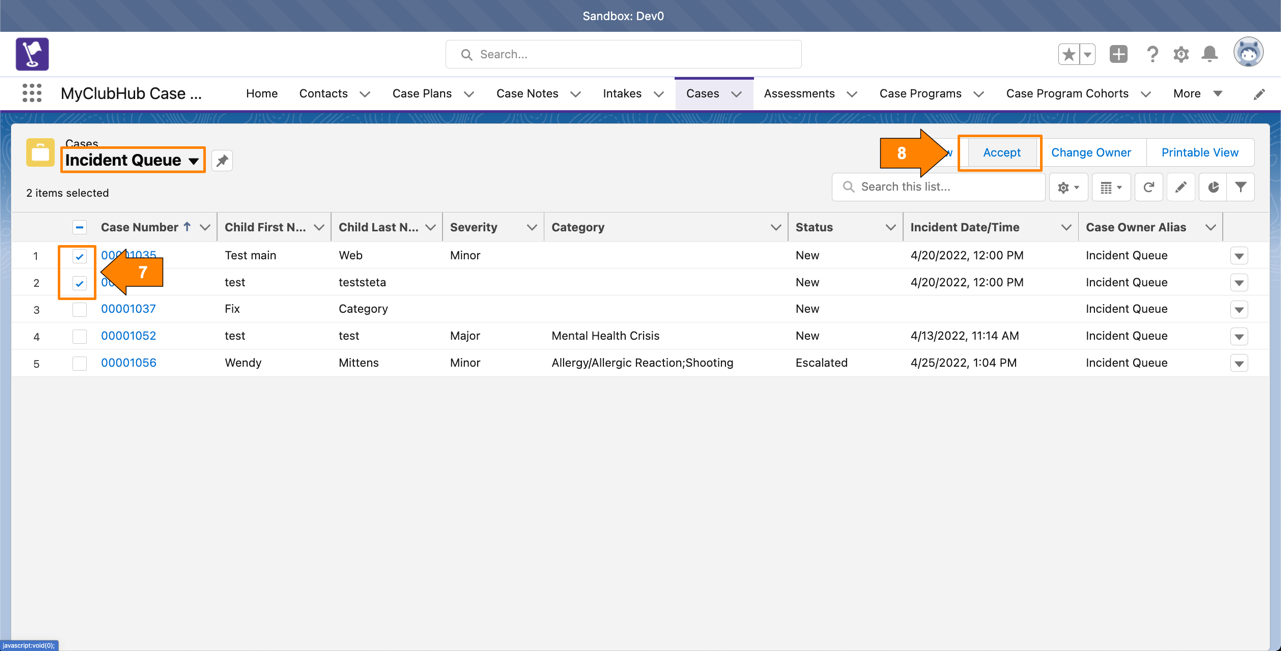 How to Edit an Incident from the Case Queue