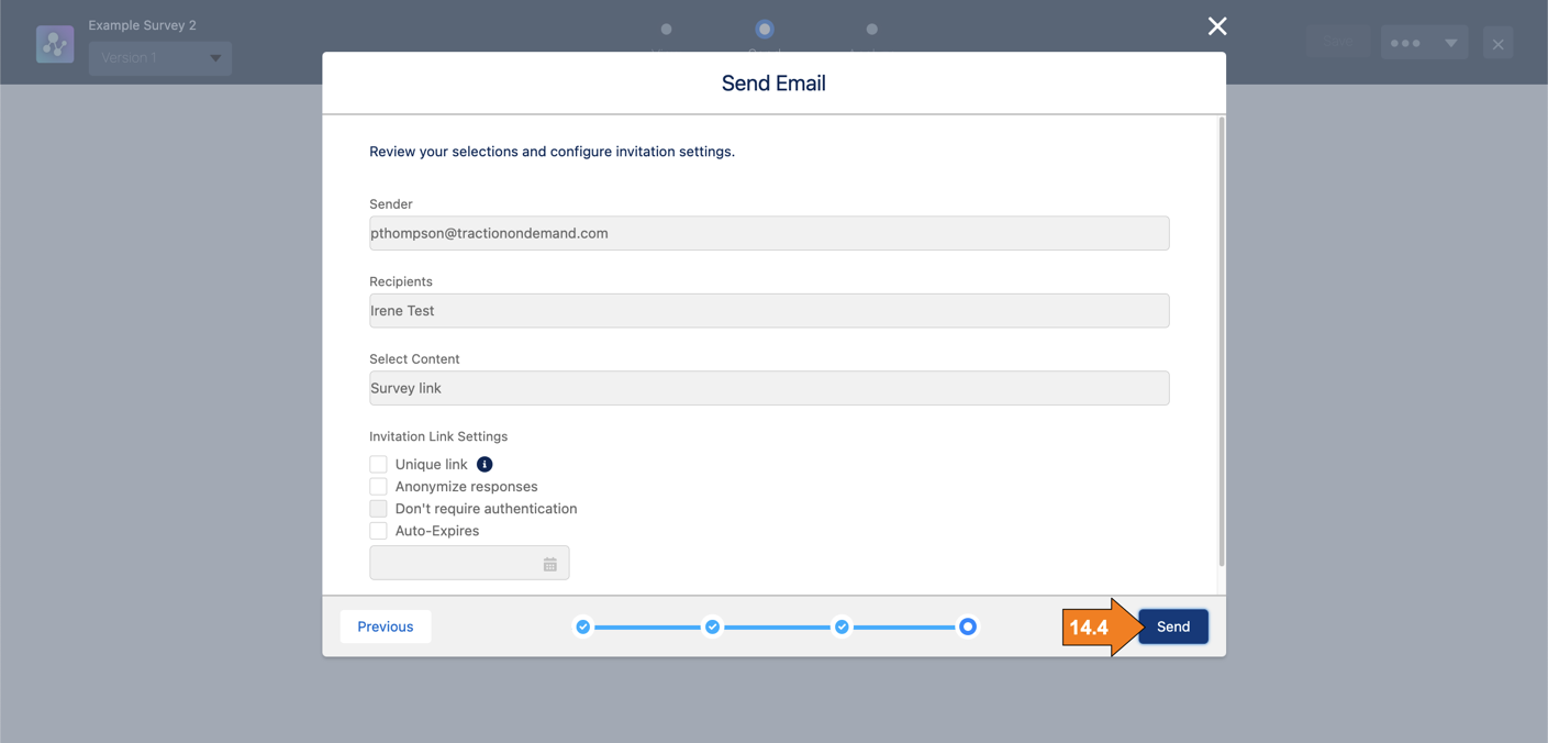 How to Create and Send a Survey Part 5/5