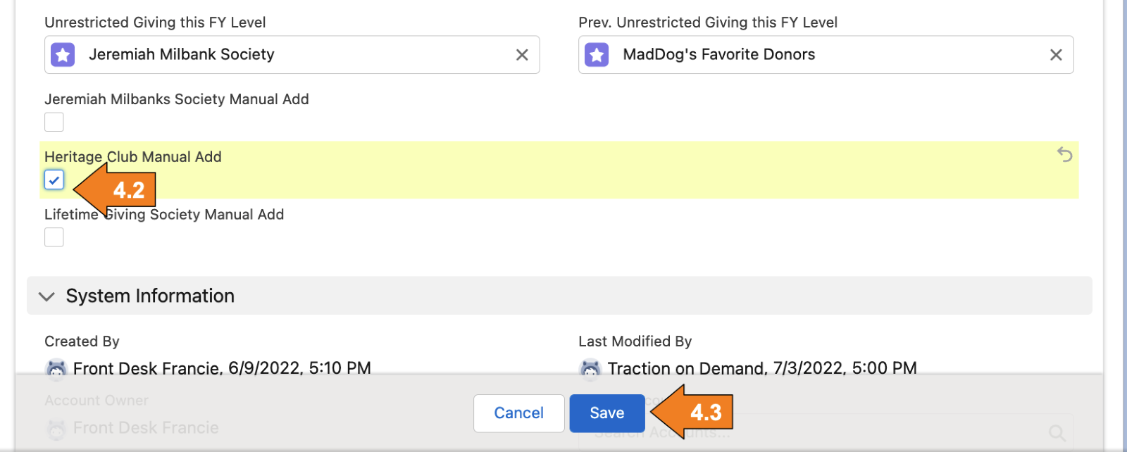 How to Understand and Use Levels for National Giving Societies
