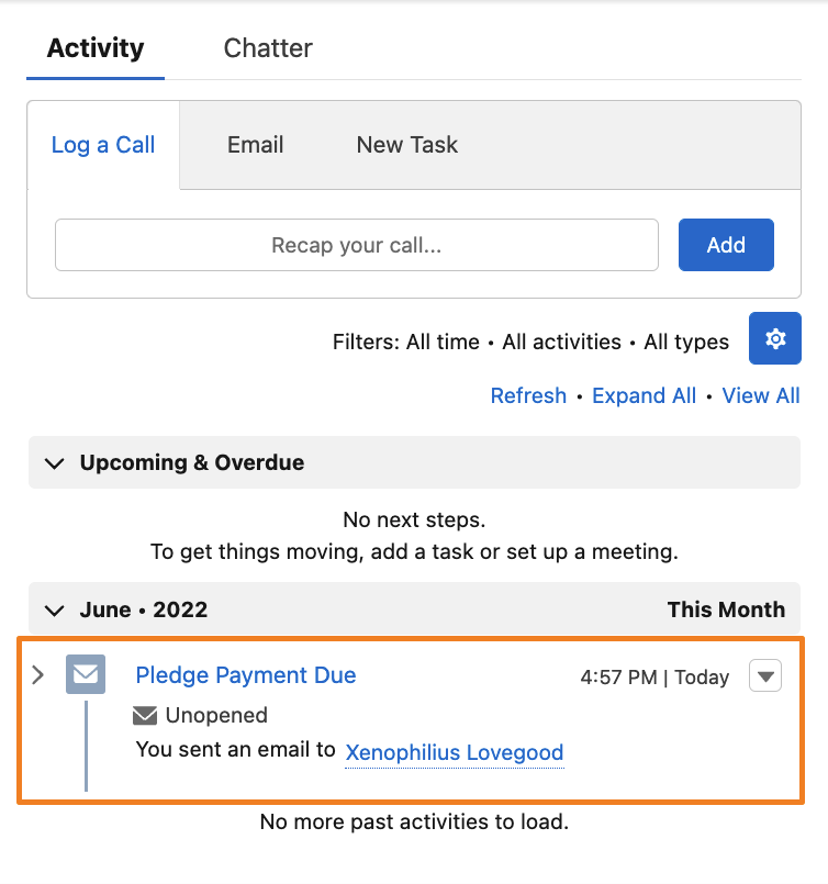 How to Set Up Pledge Payment Reminders