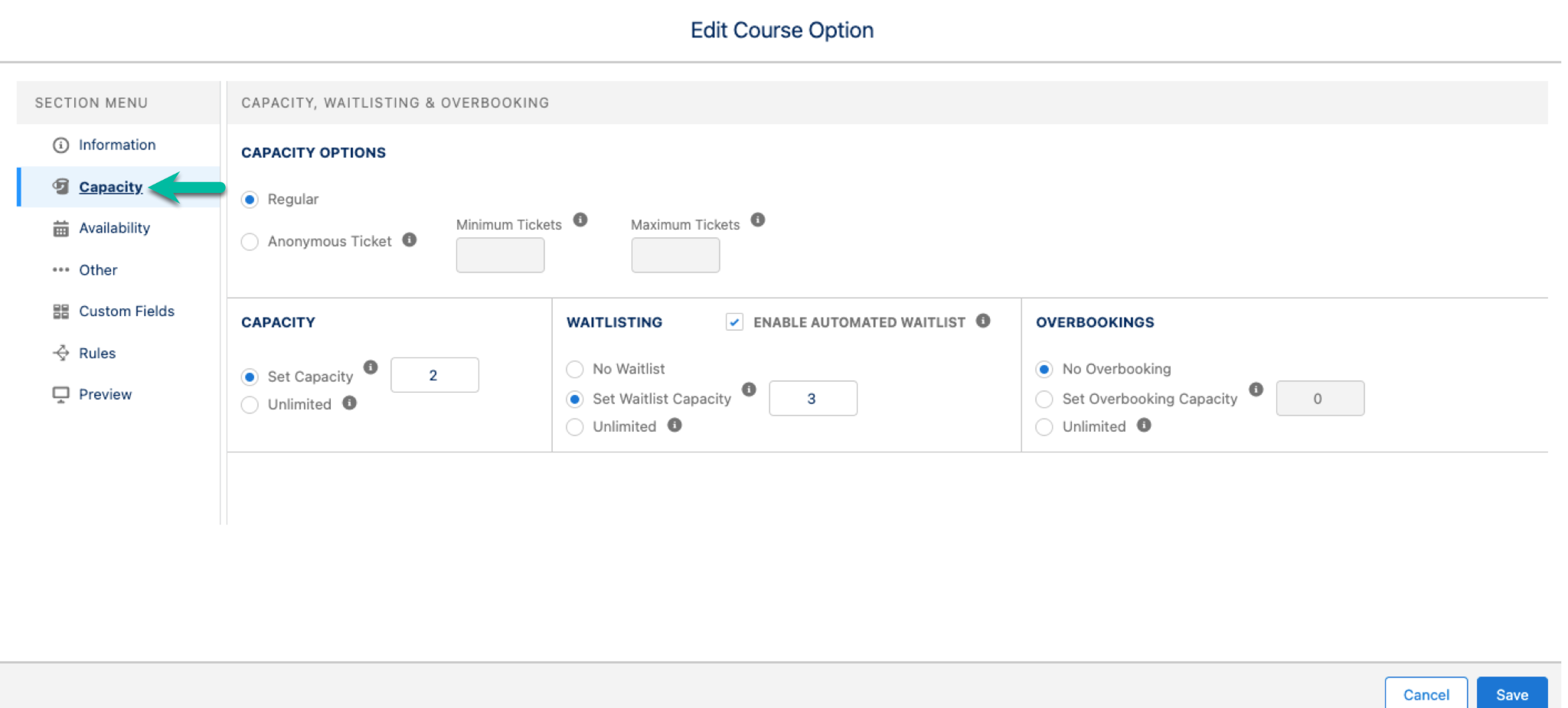 How to Set Up Program Waitlists