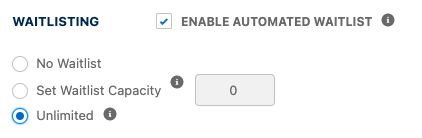 How to Set Up Program Waitlists