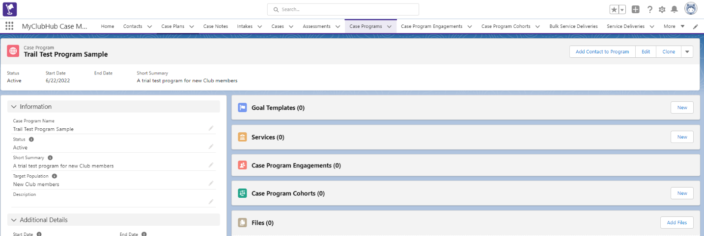 How to Create a Case Program