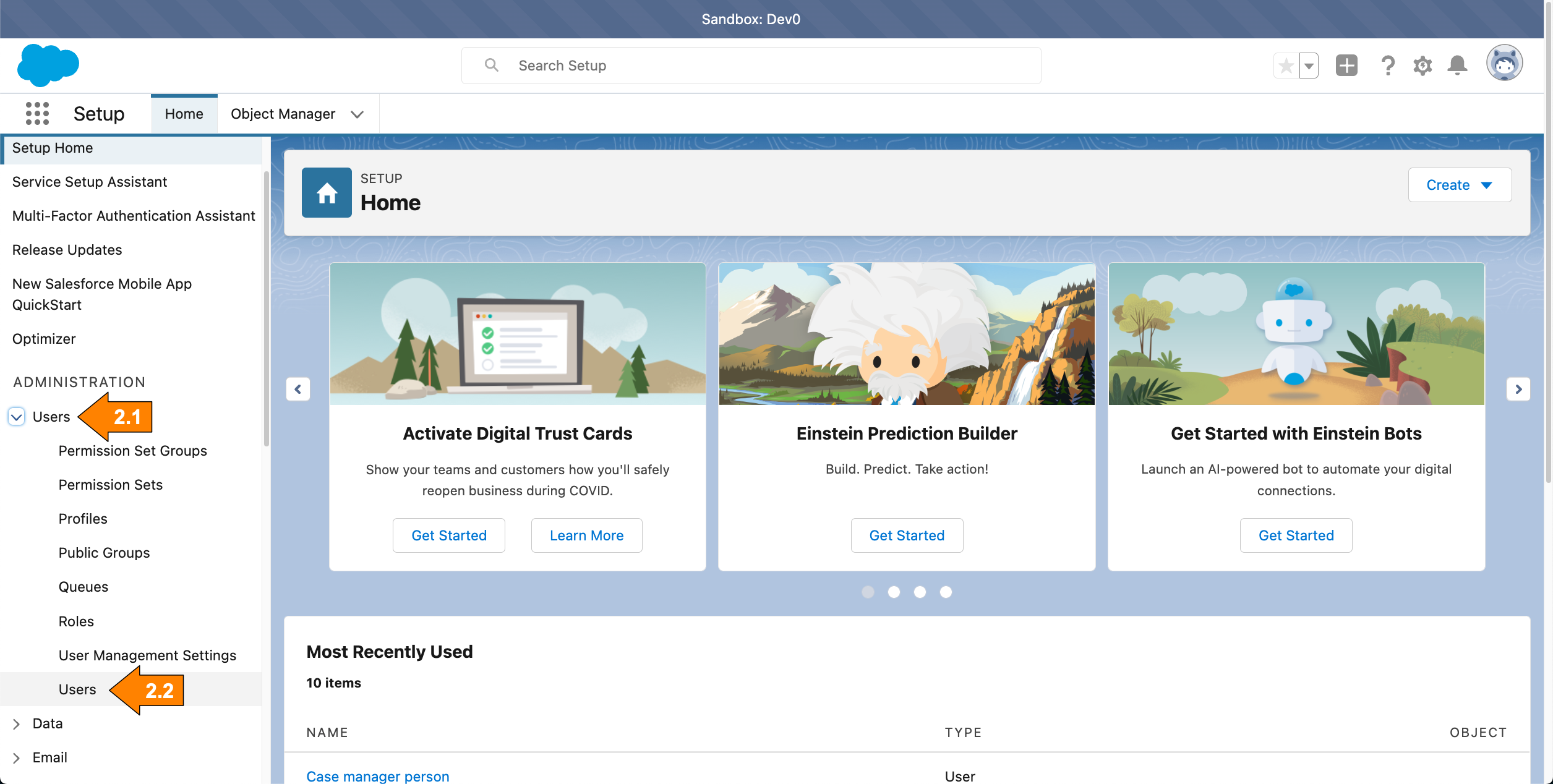 How to Assign the Case Manager Role
