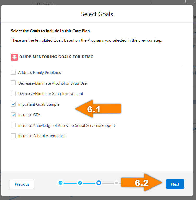 How to Use a Goal Template for a Case Plan