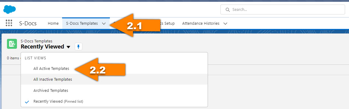Editing S-Docs Templates