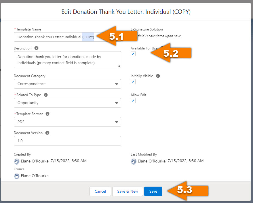 Editing S-Docs Templates