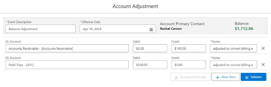 Member Management Finance Concepts and Processes: GL Adjustments ...