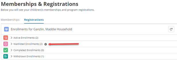 Program Waitlist Process