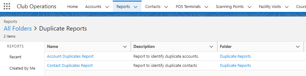 Merging Duplicate Account Records