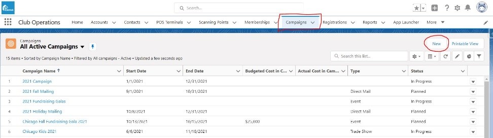 How to create a campaign to create a group of kids or adults