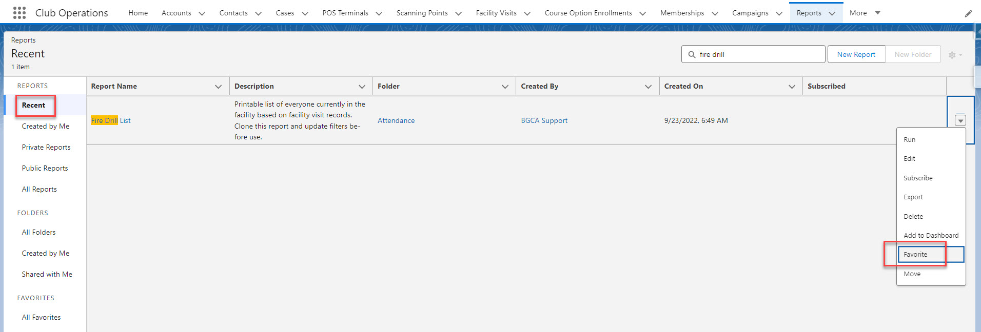 Locating and Running Reports