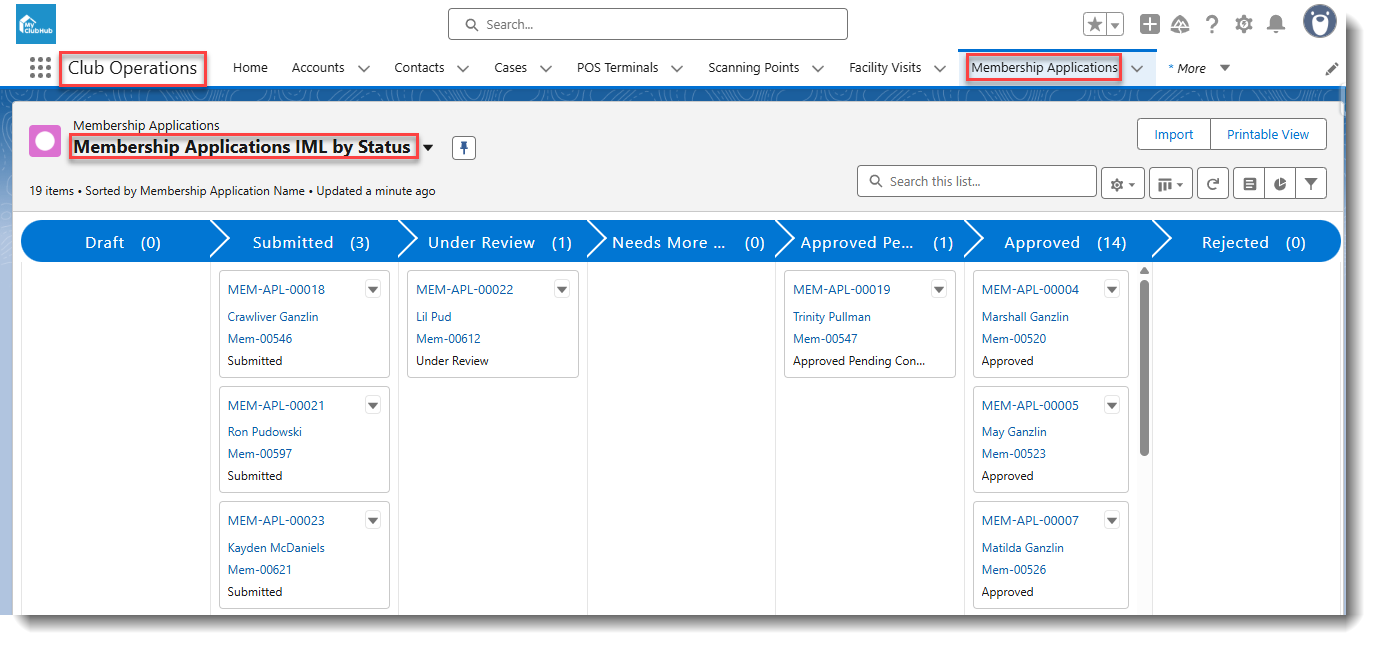 How to Use the Membership Application Approval Queue