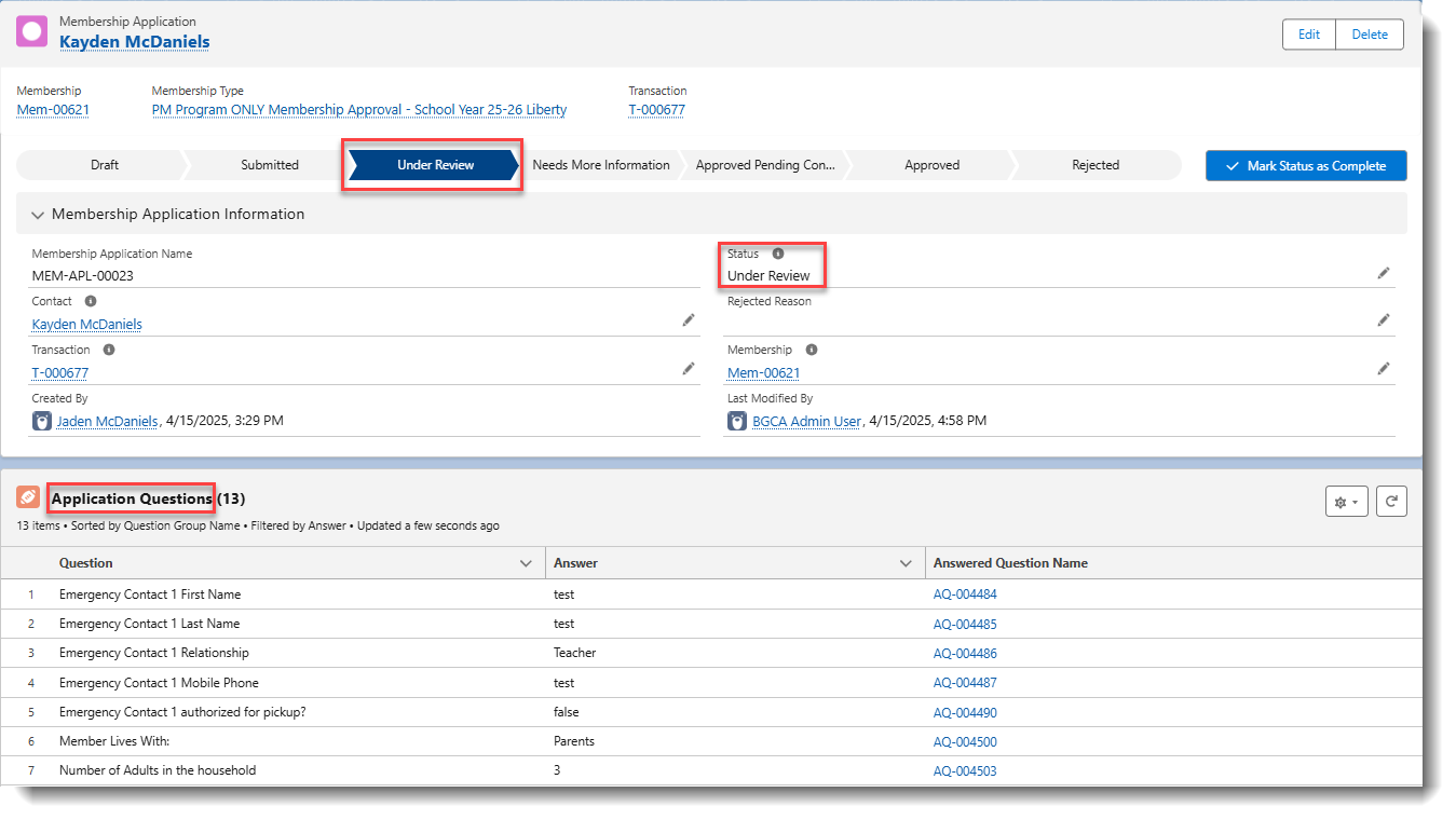 How to Use the Membership Application Approval Queue